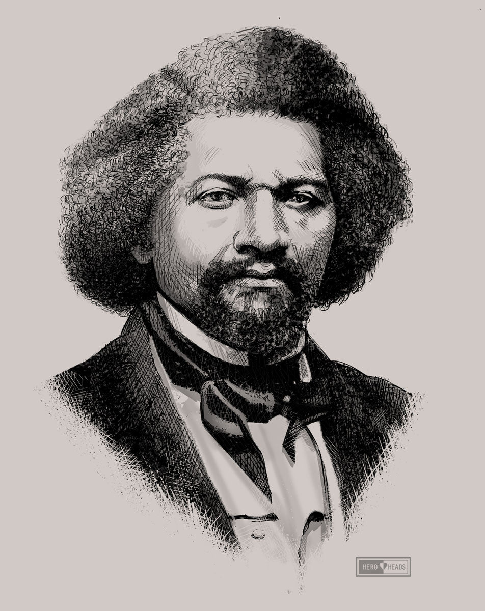Frederick Douglass – Hero Heads ® Clothing