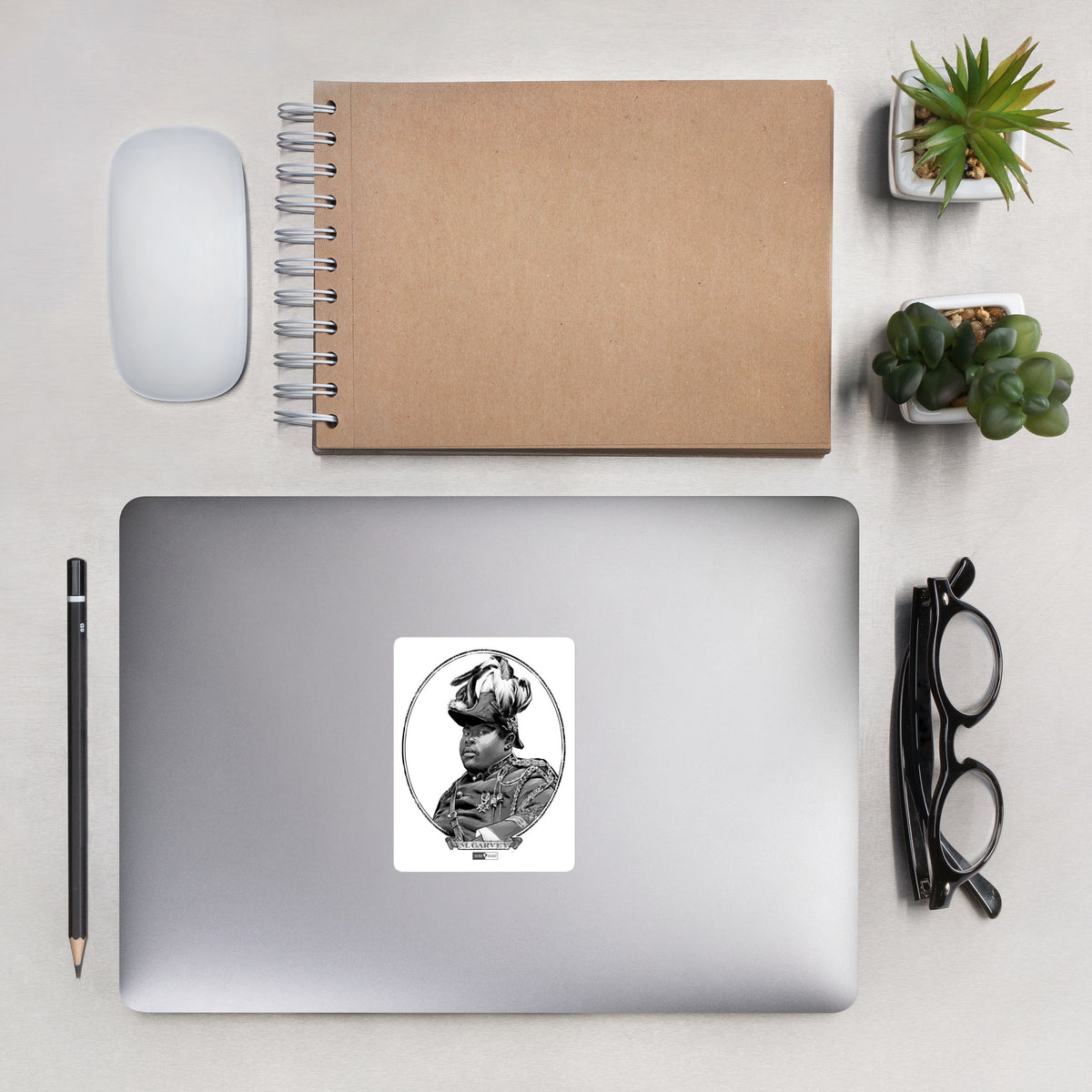 Marcus Garvey - stickers – Hero Heads ® Clothing